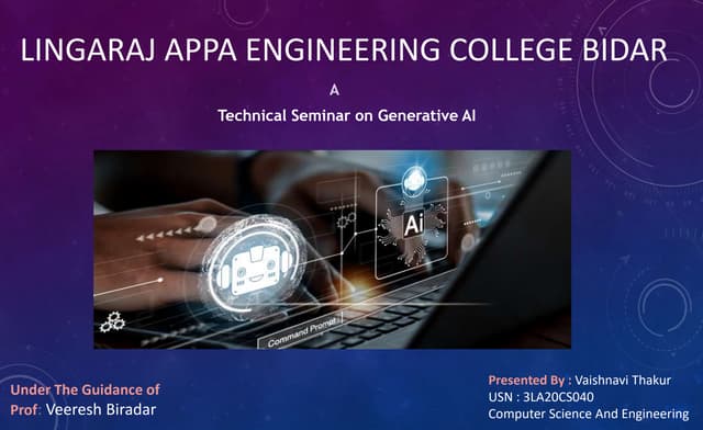 Generative AI or GenAI technology based PPT | PPTX