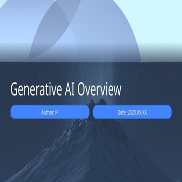 Generative AI Overview, Background and Details | PPTX