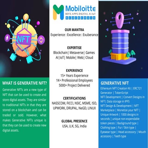 Generative NFTs Studio Development | PPT