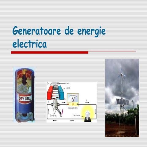 Generatoare electrice | PPT