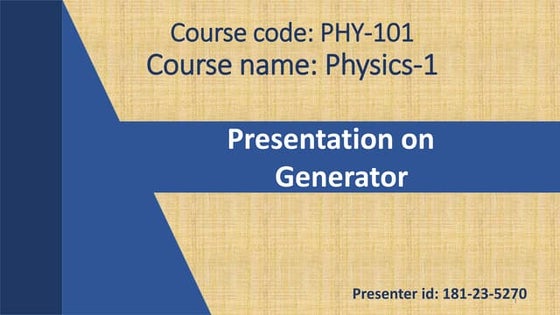 Generators | PPTX
