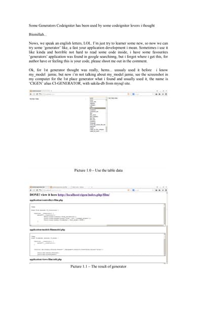Generator Crud Codeigniter Pdf