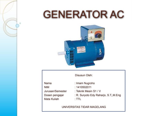 Simple ac generator | PPT