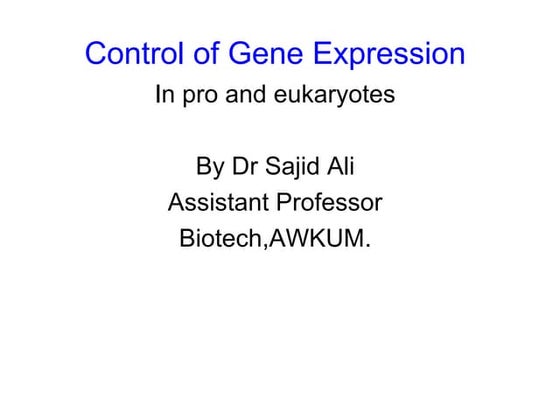 GENE EXPRESSION AND REGULATION.pptx