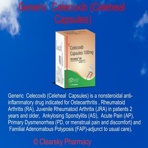 Generic Celecoxib (Celeheal Capsules) | PPT