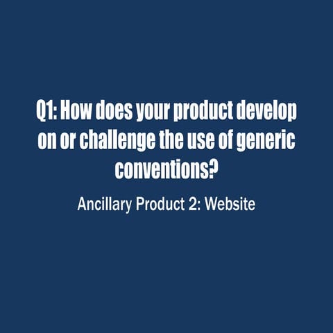 Generic conventions-website | PPT