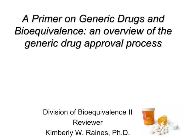 Bioavailability and Bioequivalence Studies | PPTX | Pharmaceutical ...