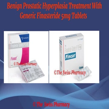 Benign Prostatic Hyperplasia Treatment With Generic Finasteride 5mg ...