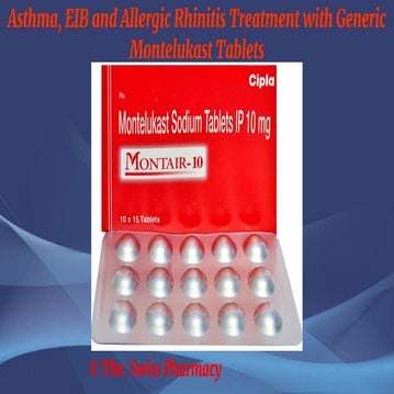 Asthma, EIB and Allergic Rhinitis Treatment with Generic Montelukast ...