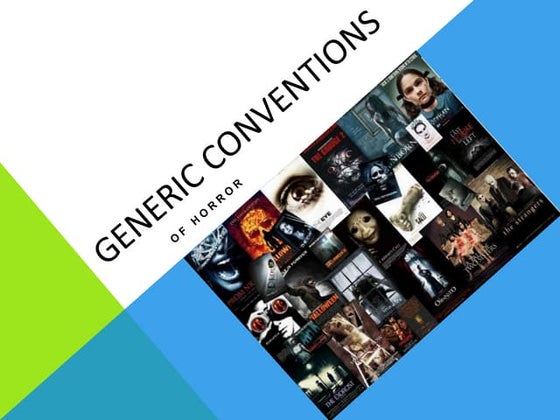 Camera shots and angles for a horror and thriller film | PPT