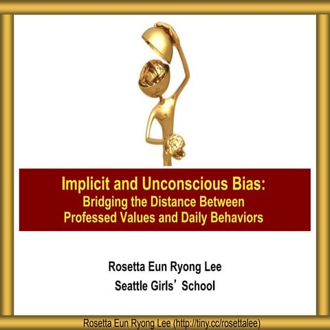 Generic (Education) Unconscious and Implicit Bias | PPTX