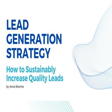 Lead Generation Analysis & Strategy | PDF