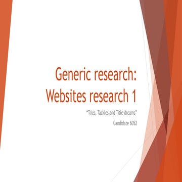 Generic research 1 | PPTX