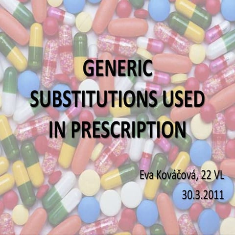 Generics_eva kovacova 22_a | PPT