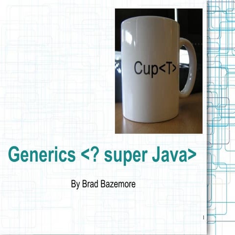 Generics Lecture Ppt 4245