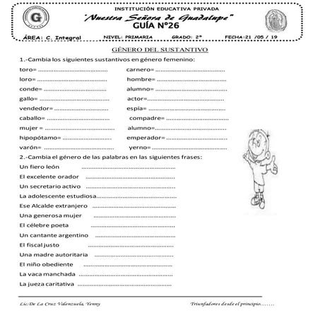 Genero del sustantivo 2 19 | DOCX