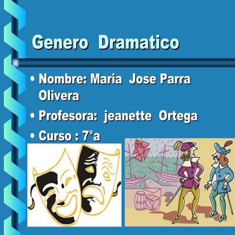Genero dramatico | PPT
