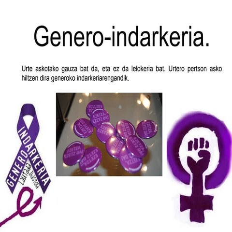 Genero indarkeria. | PPT