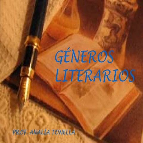 Generos literarios | PPT