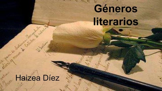 PRESENTACION GÉNEROS LITERARIOS LIT INFANTIL | PPTX