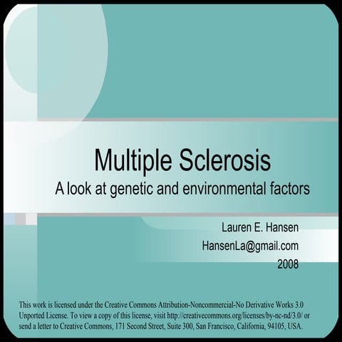 Genes + Environment | PPT