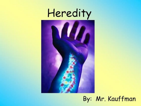 Introduction to heredity | PDF