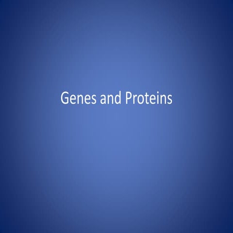 Dna and protein synthesis | PPTX