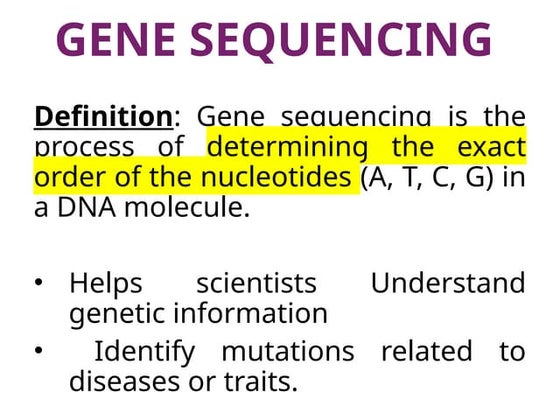 THIRD GEN SEQUENCING.pptx | Genetics | Science