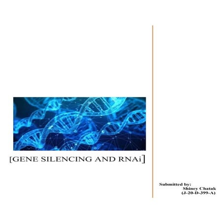 Gene silencing and rnai | PDF
