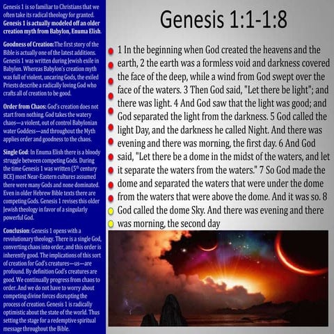 Genesis 1:1-8 | PPT
