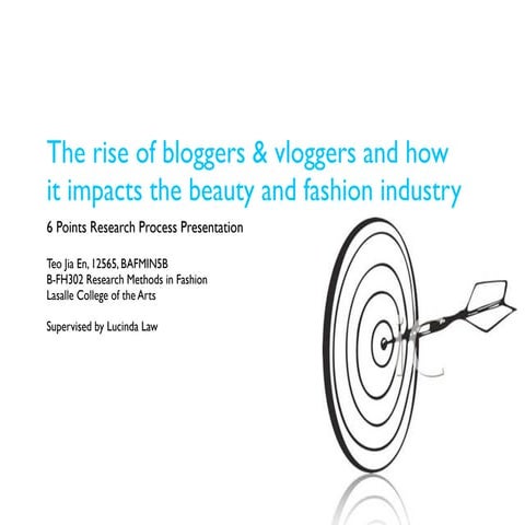 Research on the rise of bloggers and vloggers and how it impacts the ...