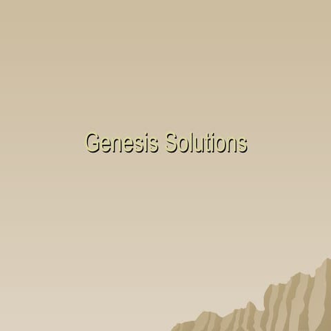 Genesis Solutions | PPT