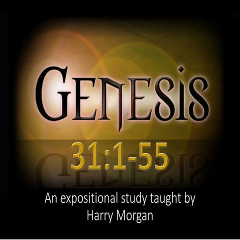 Jacob Flees from Laban - Genesis 31 | PPT