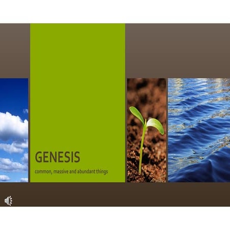 Genesis english version | PPT