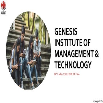 Genesis Institute of Management & Technology Best MHA College in ...