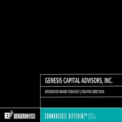 Genesis Integrated Brand Strategy | PPT