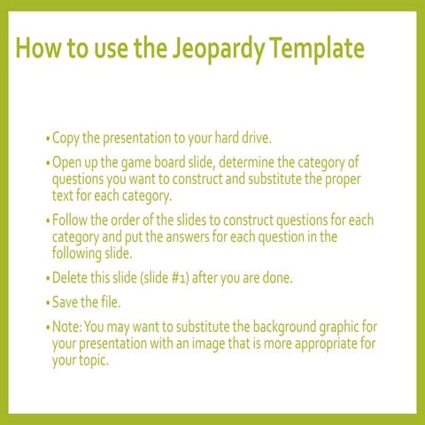 Genesis jeopardy | PPT