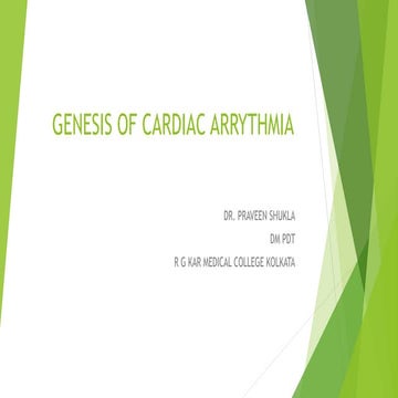 Mechanism of Arrhythmias and mechanism of drugs for respective ...