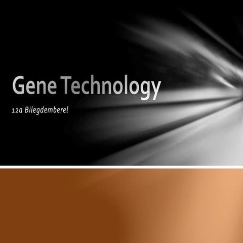 A-level Gene technology | PPTX