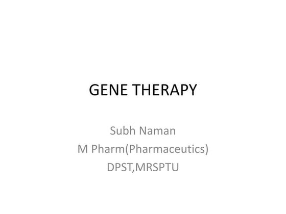 Gene therapy in the treatment of Cystic Fibrosis Dina Done.pptx