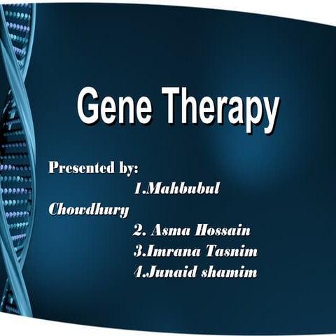 Gene Therapy | PPT