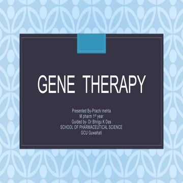 Gene therapy .pptx