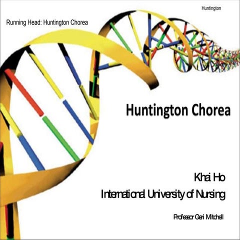 huntington chorea for nursing | PPT