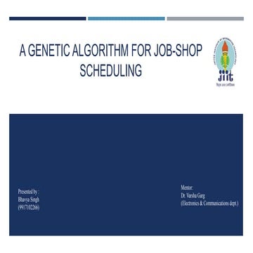 Genetic Algorithm Ppt