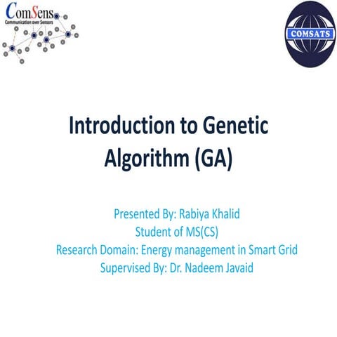 Genetic algorithm