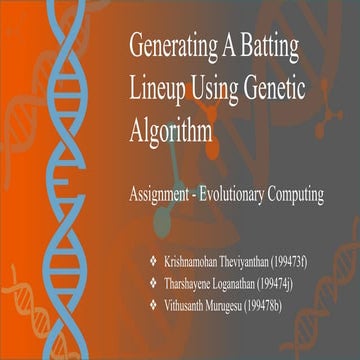 Genetic Algorithm Ppt 6017