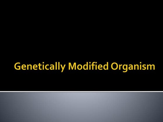 Genetically Modified Organisms (GMO).pptx