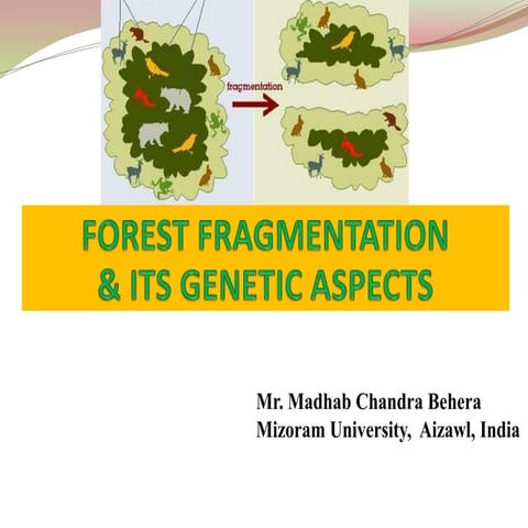 Genetic aspects of forest fragmentation | PPTX