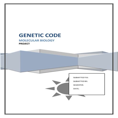Genetic code | PDF