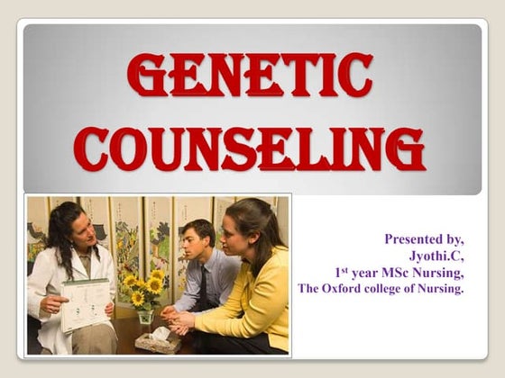 Genetic counselling | PPT